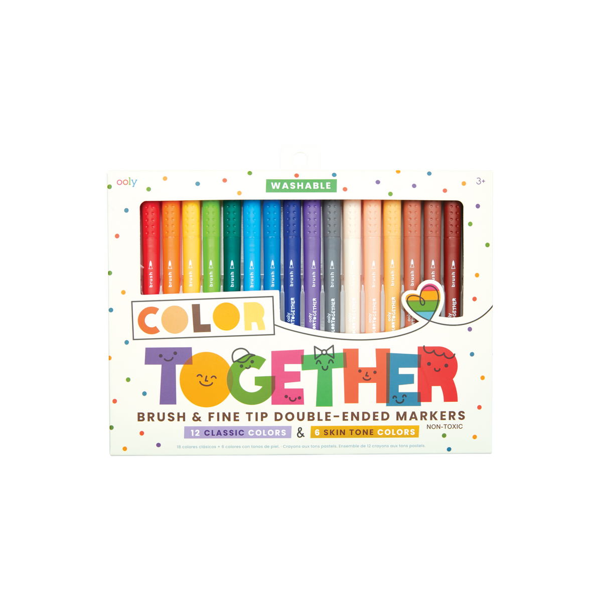 Set de 18 marcadores con doble punta – Full of Wonder